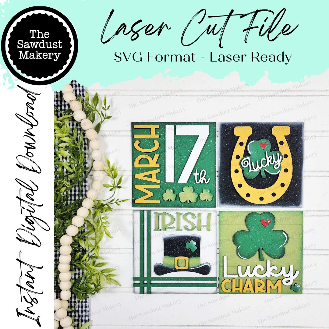Irish St Patrick's Sign Laser Cut File | Laser Cut File | Interchangea ...